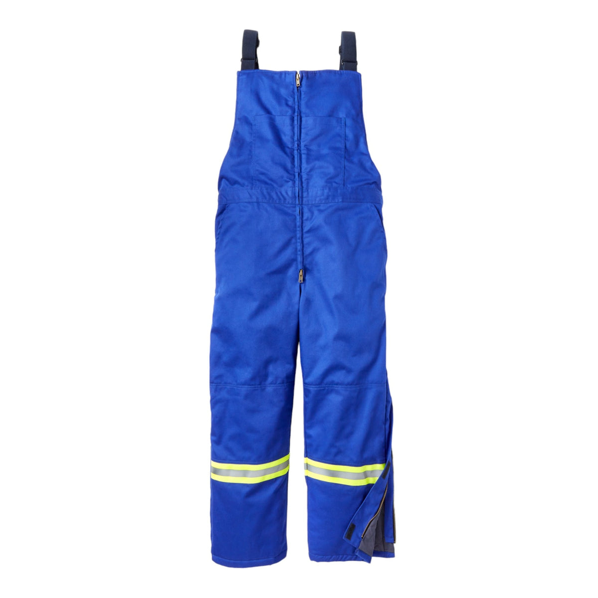 FR Royal Blue Insulated Bib with Reflective Trim – True Safety Gear